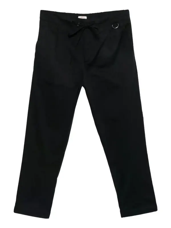 OFFICINA36 Drawstring Pocket Trousers - Black