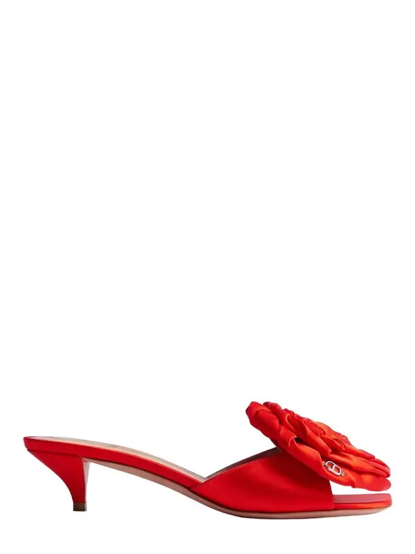 Dior Aurore Heeled Sandal - Coral Red