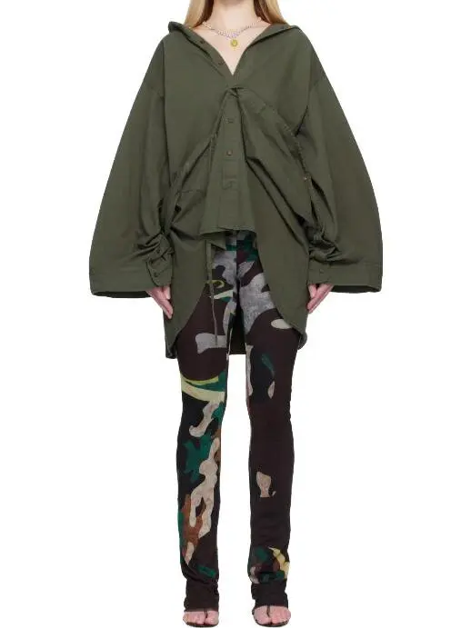 Ottolinger Long-sleeved Hooded Jacket - Green