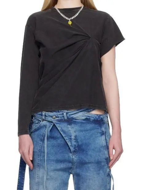 Ottolinger Wrinkled T-shirt - Black
