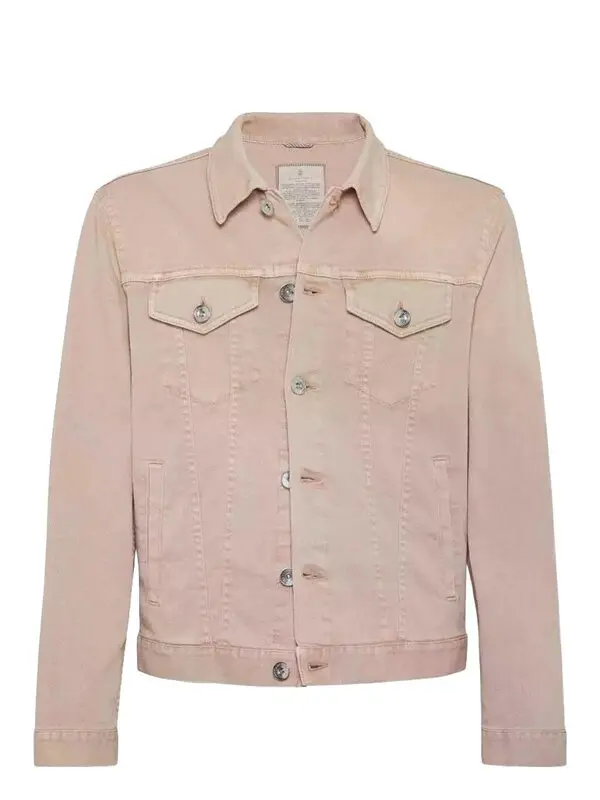 Brunello Cucinelli Button-up Denim Jacket - Neutrals