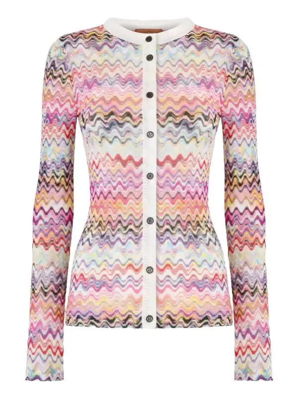Missoni Zigzag-knit Cardigan - Multicolour