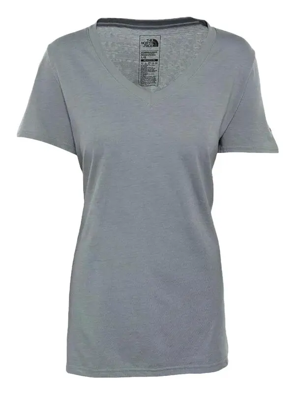The North Face Heathered V-neck T-shirt - Grey