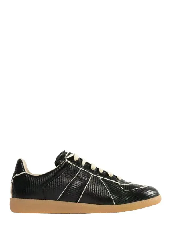 MAISON MARGIELA Replica Panelled Sneakers - Black