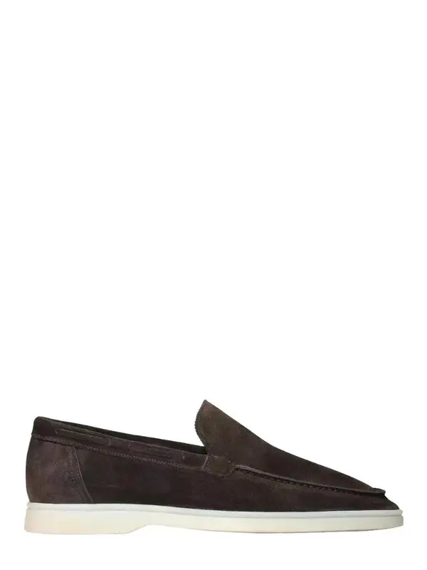 AURELIEN Yacht Suede Loafers - Brown