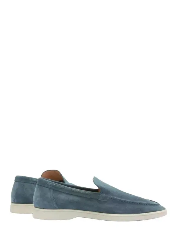 AURELIEN Yacht Suede Loafers - Blue