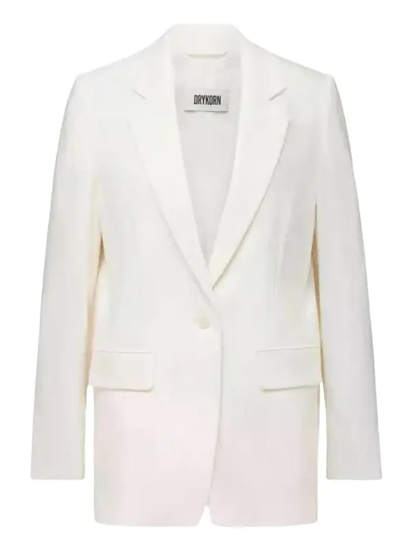 DRYKORN Glendale Single-breasted Blazer - White