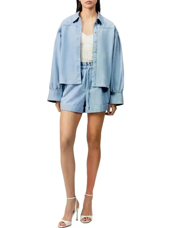 DRYKORN Edict Drawstring-waist Shorts - Blue
