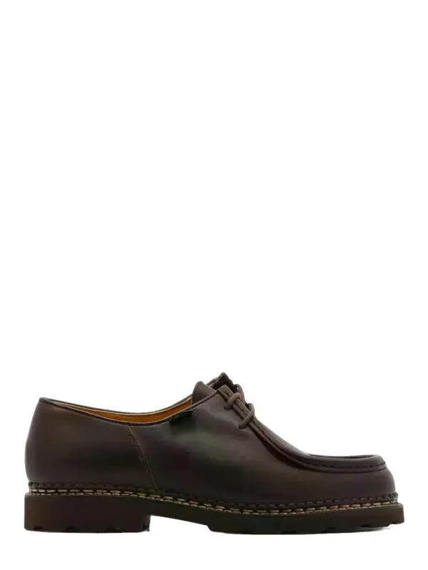 Paraboot Michael Leather Lace-up Shoes - Brown