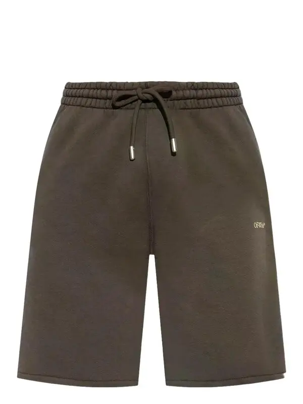 Off-White Marty Drom Arrow Shorts - Brown