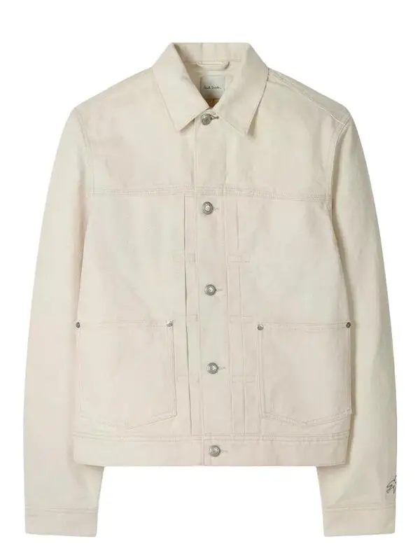 Paul Smith Off-white Cotton Denim Jacket - Neutrals