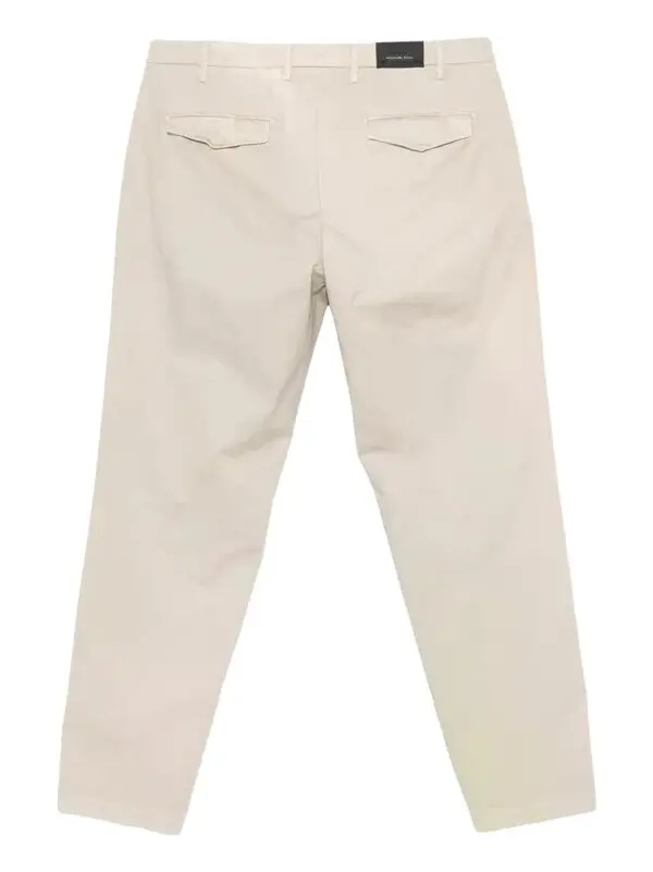 MICHAEL COAL Belt-loop Pocket Trousers - Neutrals