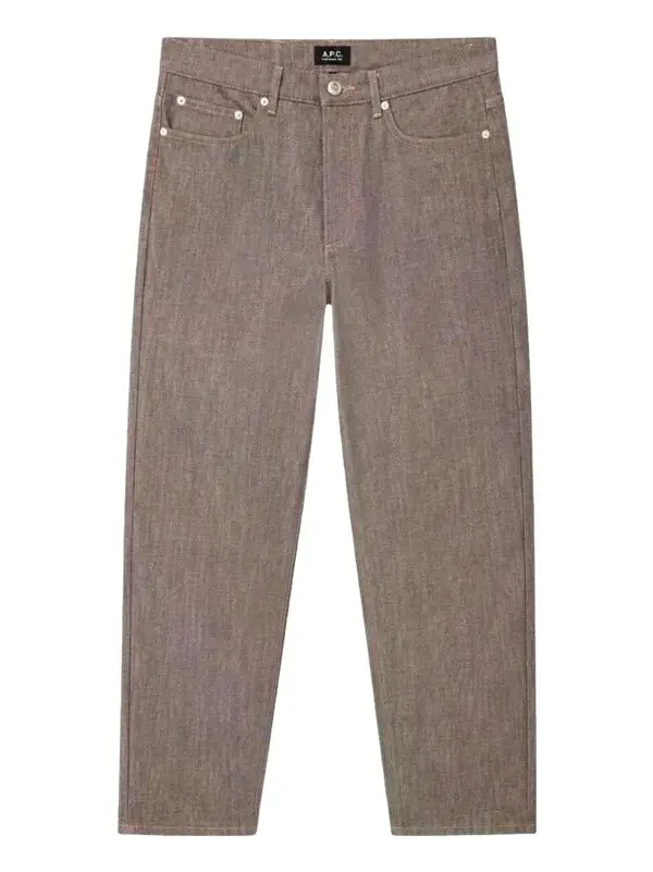 A.p.c. Martin Straight-leg Five-pocket Jeans - Brown