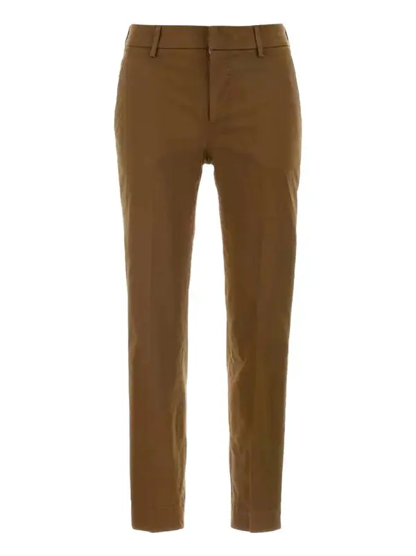 PT TORINO Slim Fit Trousers - Brown