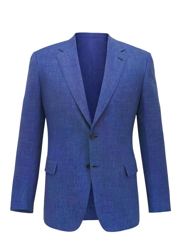 Brioni Notched-lapel Blazer - Blue