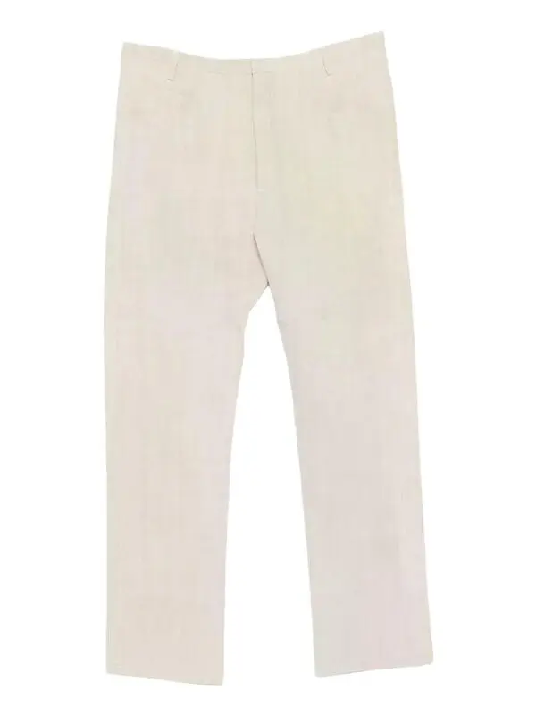 LABEL UNDER CONSTRUCTION Linen Chino Trousers - Neutrals