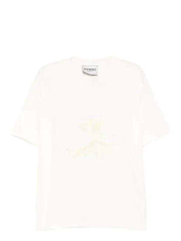 Iceberg Graphic Print T-shirt - Neutrals