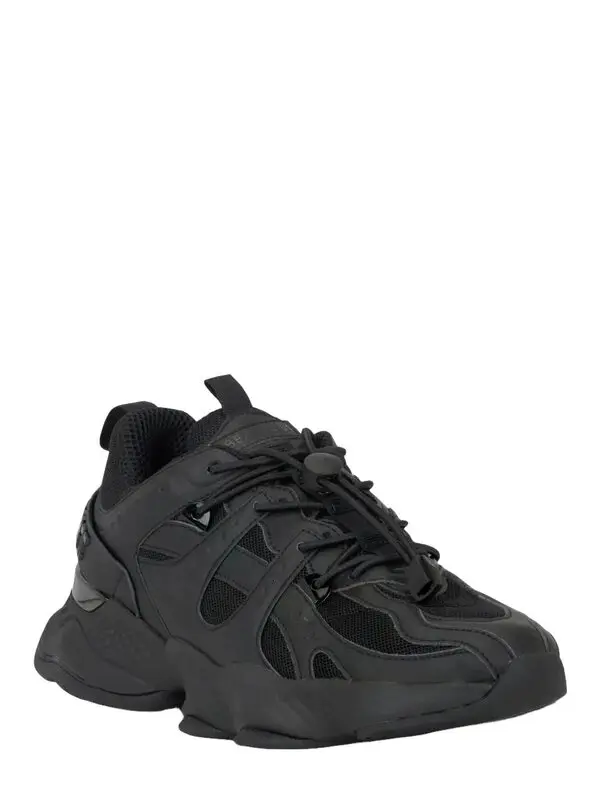 PLEIN SPORT Runner Beast X-01 Panelled Sneakers - Black