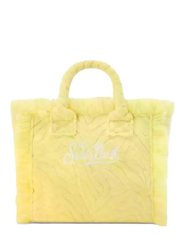 MC2 SAINT BARTH Colette Zebra-embossed Tote Bag - Yellow