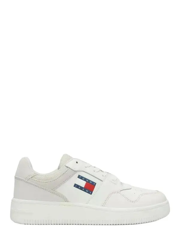 Tommy Hilfiger Logo Patch Sneakers - White