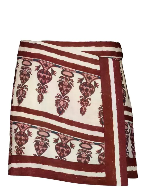 Johanna Ortiz Roots Wrap Skirt - Neutrals