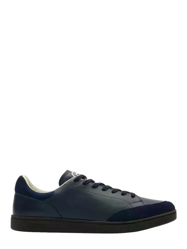 Burberry Leather And Suede Set Sneakers - Blue