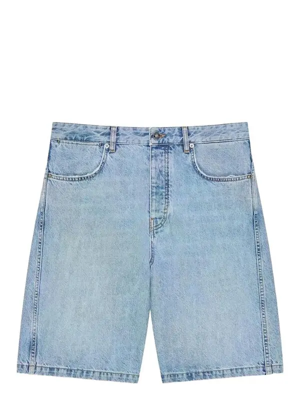 Givenchy Faded Denim Shorts - Blue