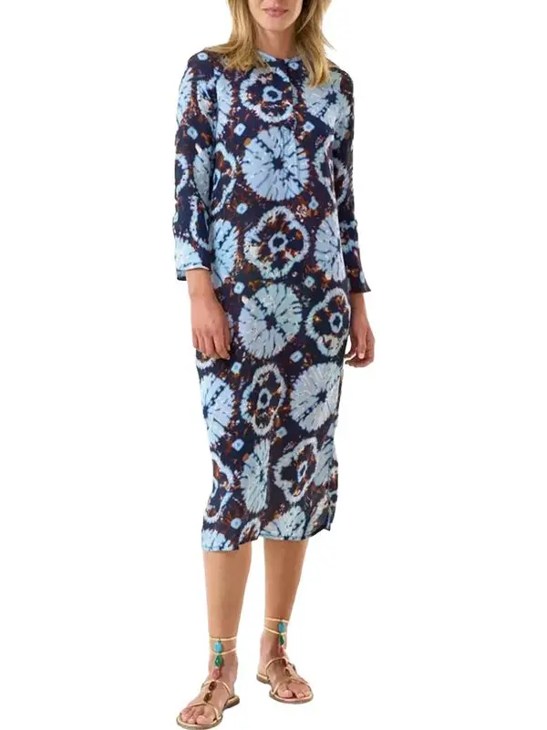 One Season Genie Midi Dress - Blue
