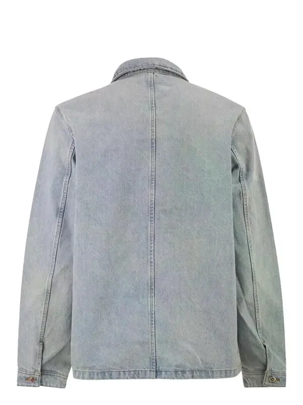 A.p.c. Patch-pocket Denim Jacket - Blue