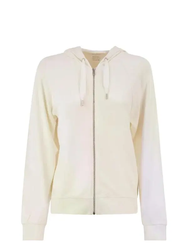 Majestic Filatures Zip-up Raglan-sleeve Hoodie - Neutrals