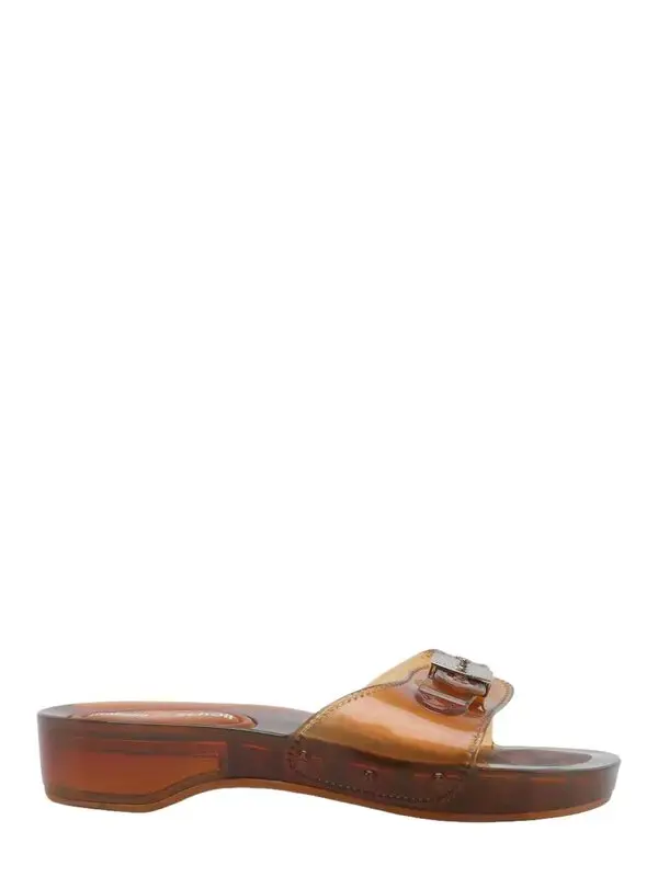 Melissa X Scholl Pescura Buckle-detail Sandals - Brown