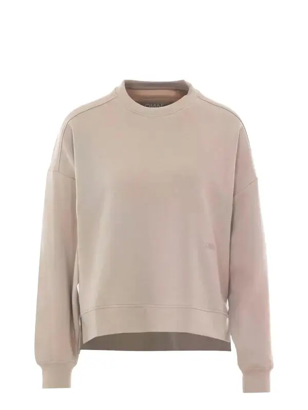 OWN Logo Embroidered Sweatshirt - Neutrals