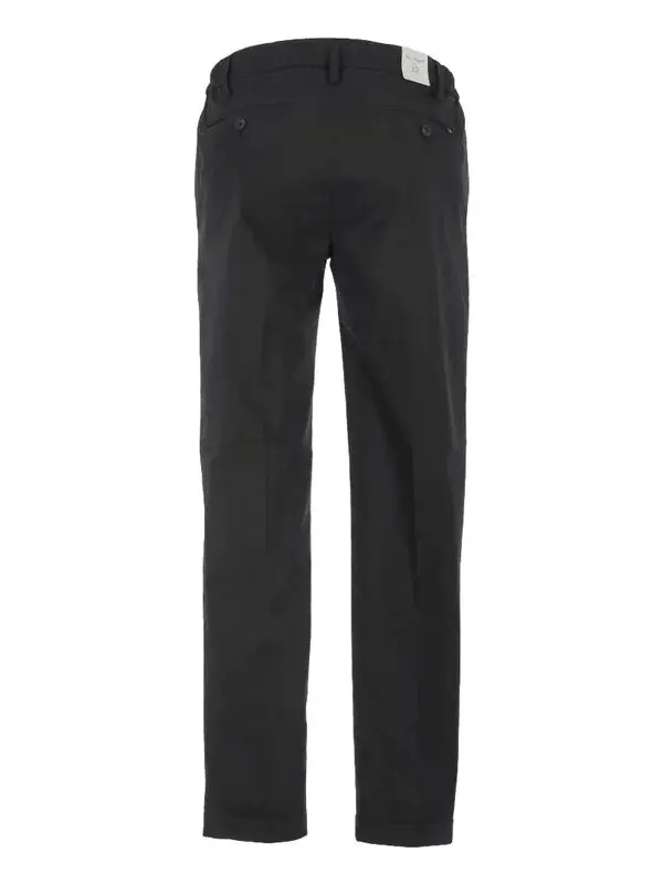 RE-HASH Button-fastening Straight-leg Trousers - Black