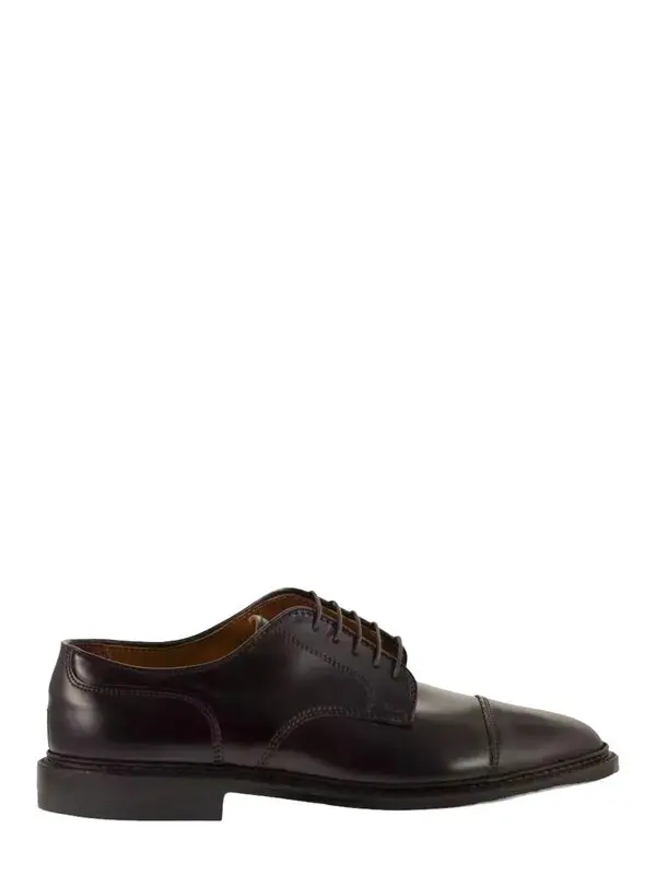 Alden Cap-toe Leather Derby Shoes - Brown