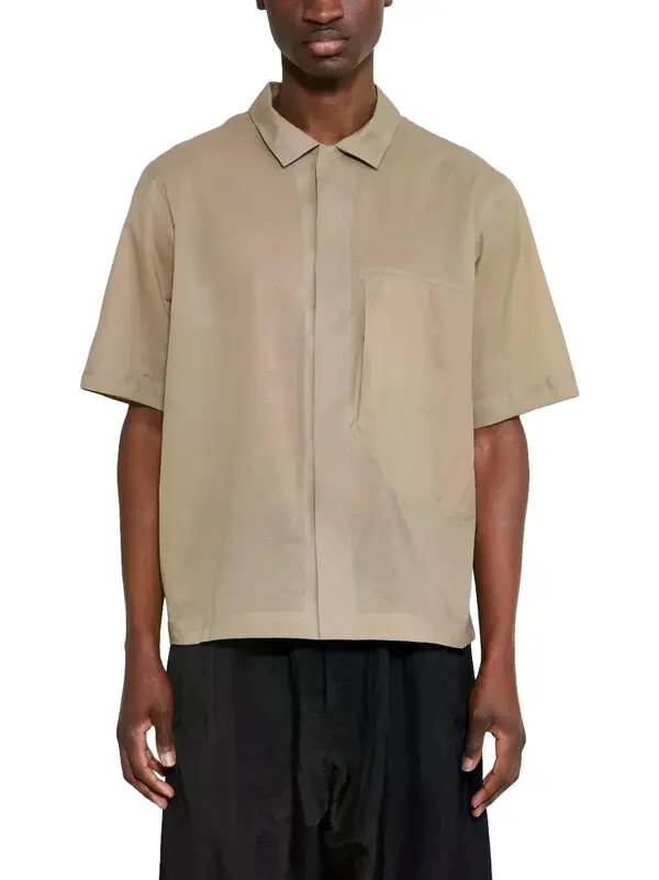 Veilance Demlo Short-sleeve Shirt - Neutrals