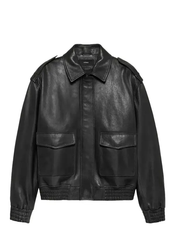 ARMA Astra Leather Jacket - Black