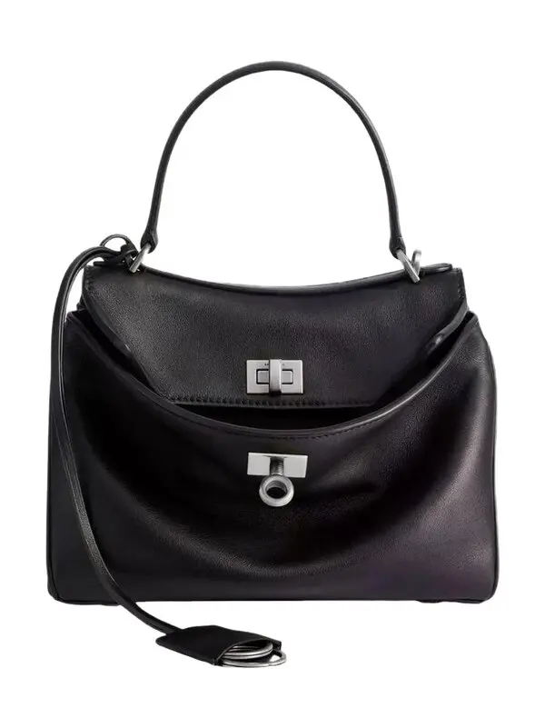 Balenciaga Mini Rodeo Top Handle Tote Bag - Black
