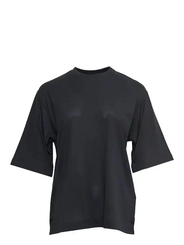 Jacquemus Le T-shirt Ventadou Logo Patch T-shirt - Black