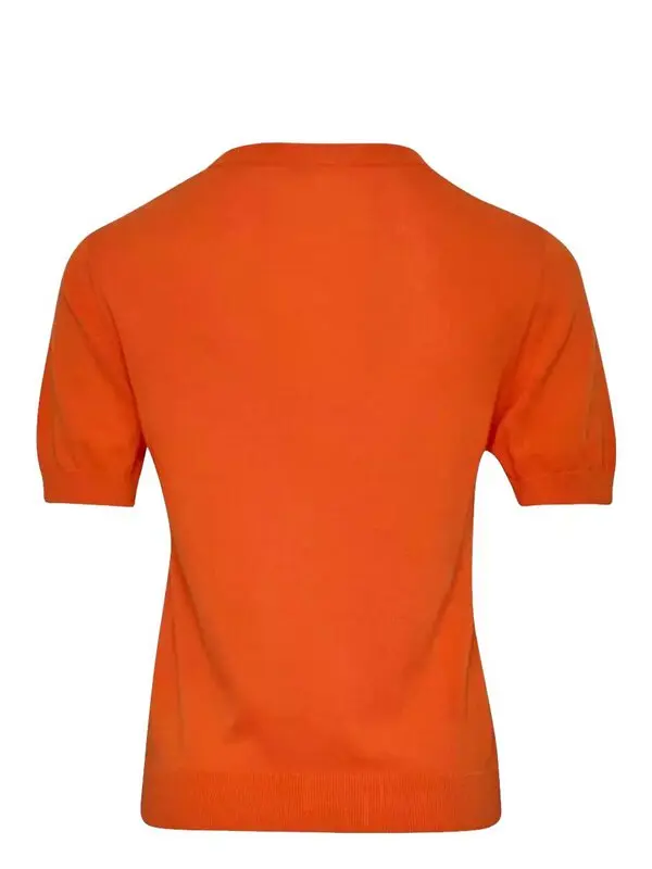 N°21 Embellished Crew Neck Sweater - Orange