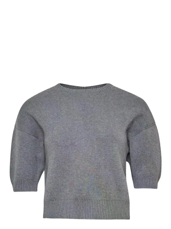 N°21 Crew Neck Short Sleeve Sweatshirt - Grey