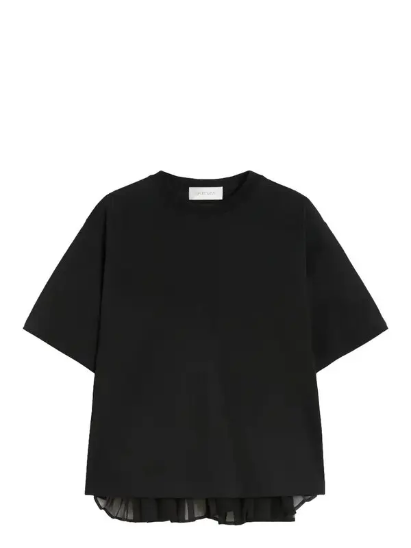 Sportmax Cotton T-shirt - Black