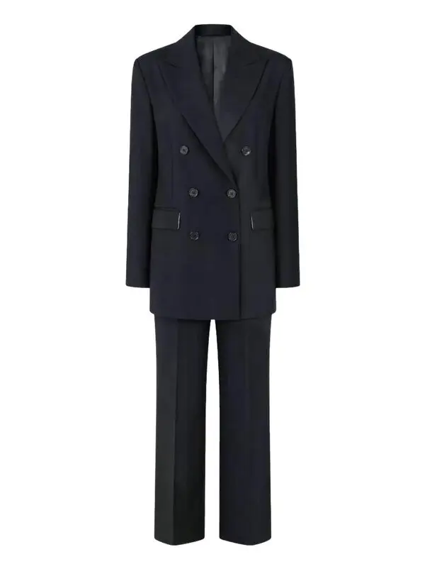 ROOM76 Oslo Double-breasted Peak-lapel Suit - Blue