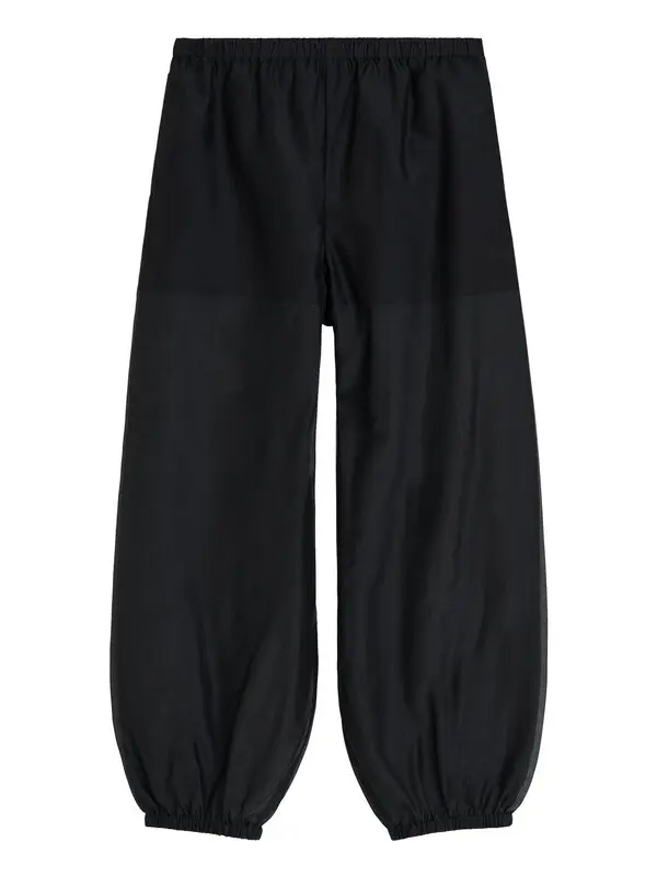 BY MALENE BIRGER Lumas Silk Organza Trousers - Black
