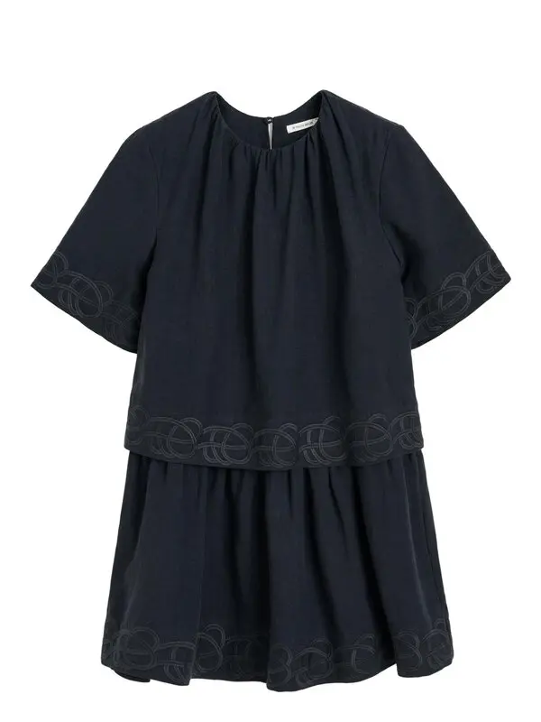 BY MALENE BIRGER Jania Linen Mini Dress - Black