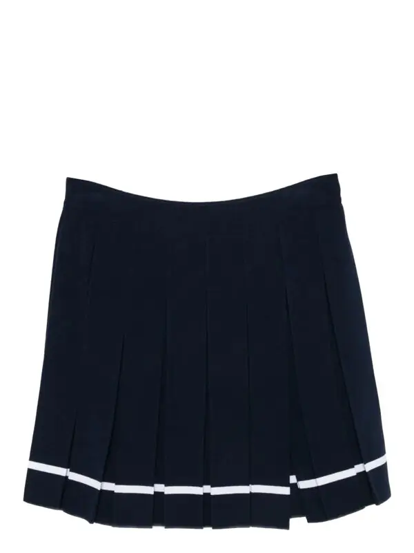 Iceberg Pleated Midi Skirt - Blue