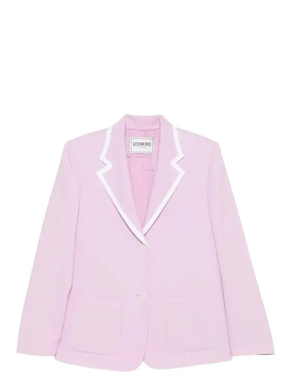 Iceberg Single-breasted Blazer - Pink