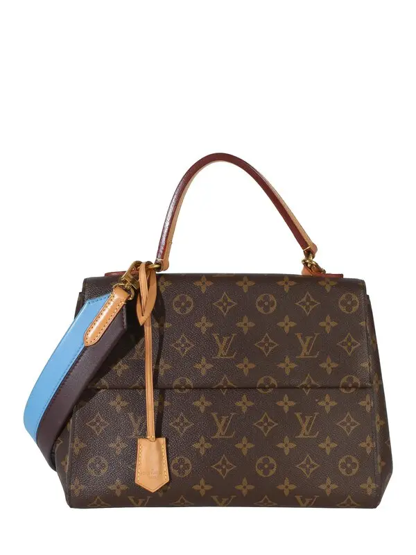 LOUIS VUITTON Monogram Canvas Cluny Mm Shoulder Bag - Brown