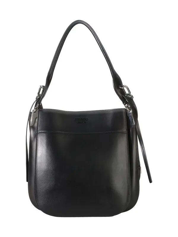 Prada Calfskin City Margit Bag - Black