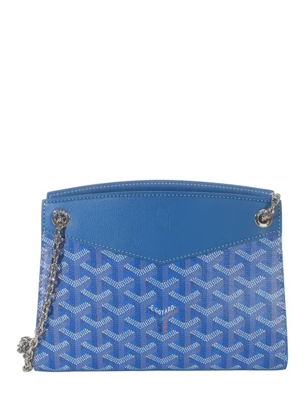 Goyard Paris Rouette Shoulder Bag In Canvas - Blue