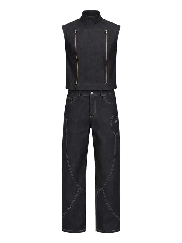 MAUI X LOLITA Pierre Denim Set - Black